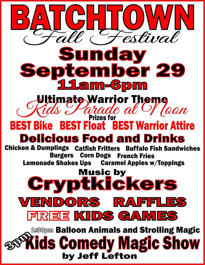 Batchtown Fall Festival - Calhoun County Illinois