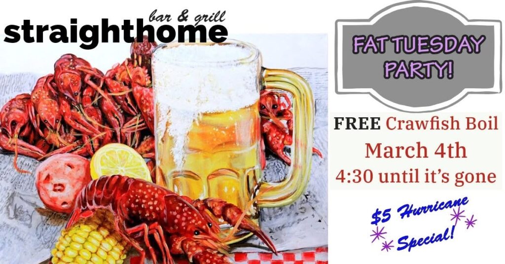 Fat Tuesday Crawfish Boil - Calhoun County Illinois